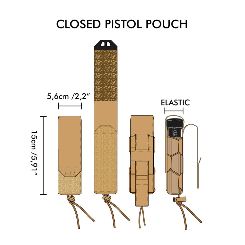 Closed Pistol Mag Pouch – Novritsch